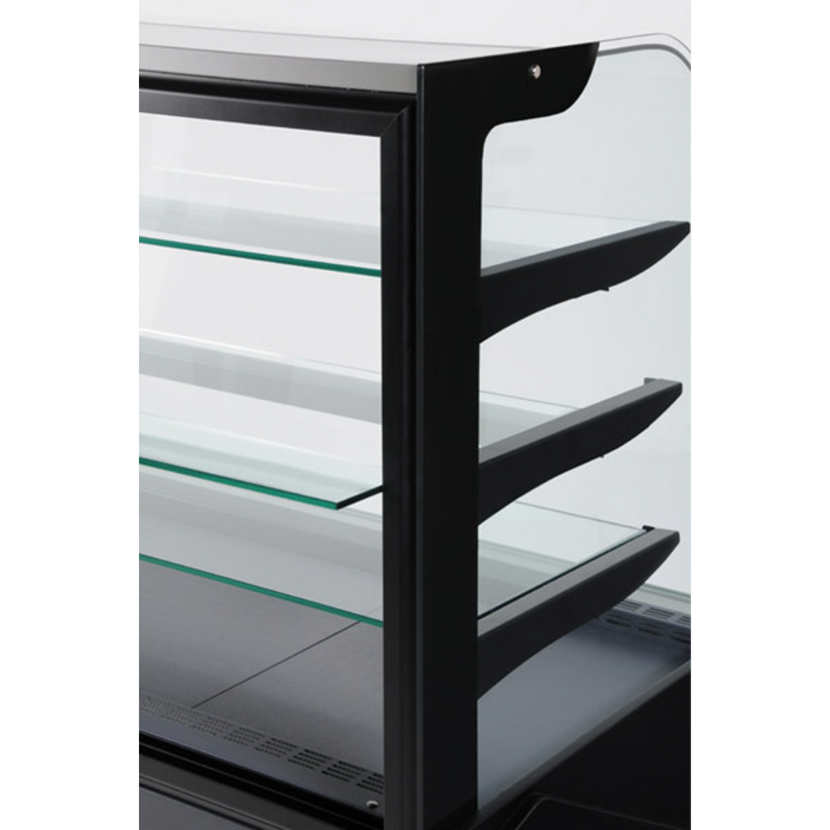 Hydra-Kool KBD-CG-40-D 40" Curved Glass Bakery Deli Case Non-Refrigera ...